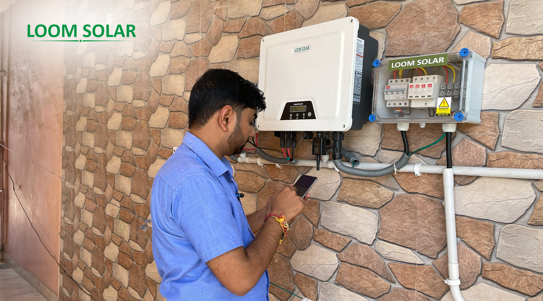 5kW Solar System Wiring Connection Process