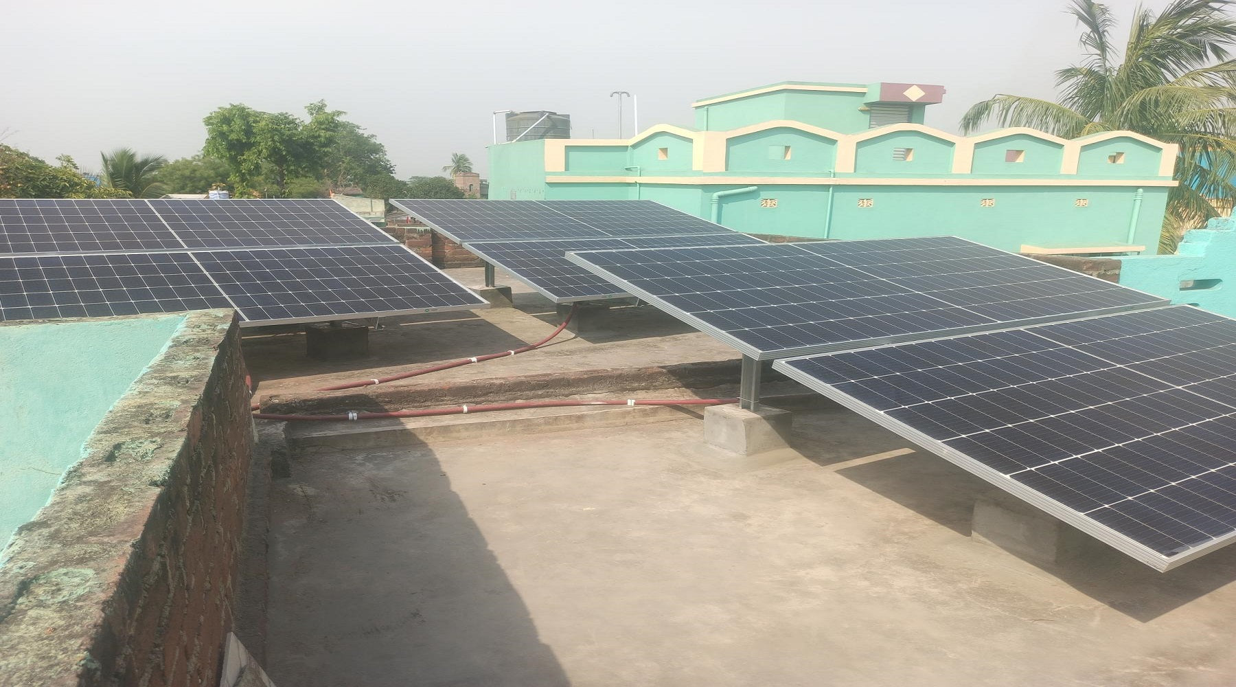 3KW Hybrid Solar System Installation in Andal, WB