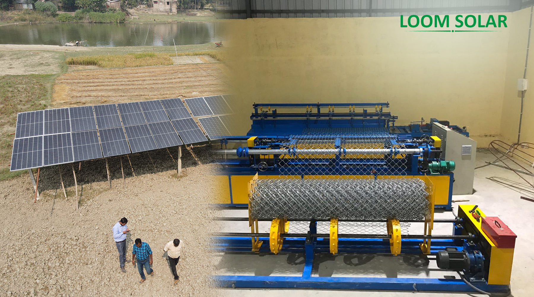 Solar Solution for Semi-Automatic Wire Mesh Fencing Machine