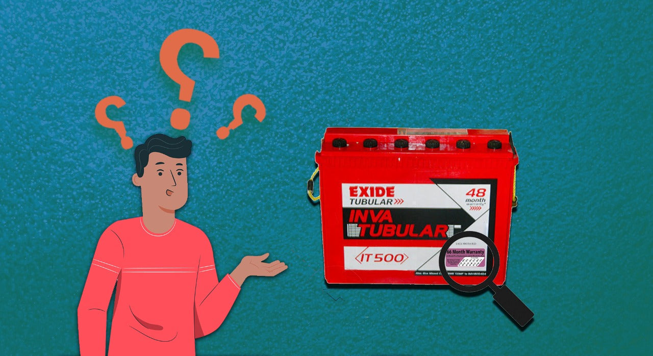 How to check Exide Battery Warranty?