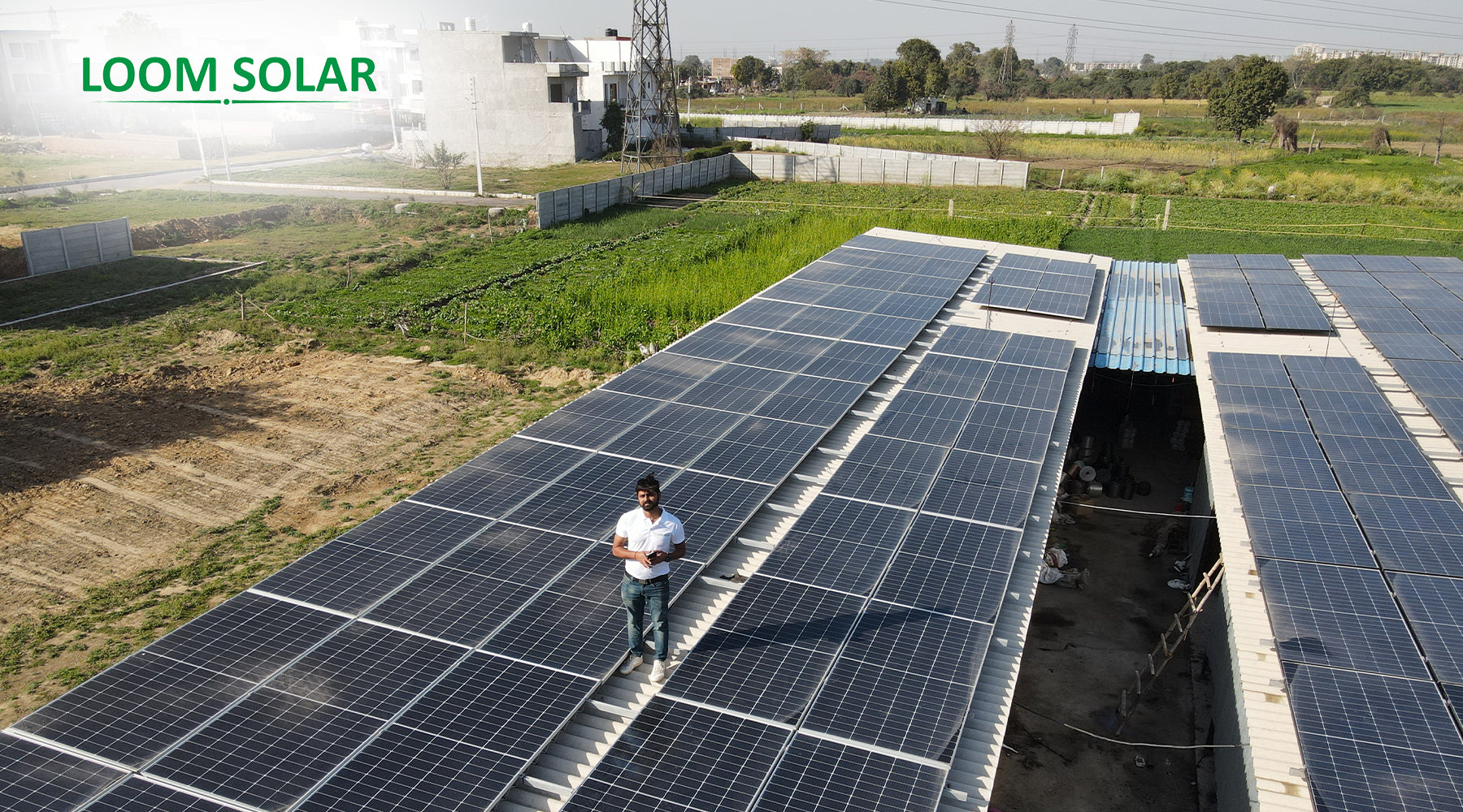 What is the growth rate of rooftop solar in India, 2023?