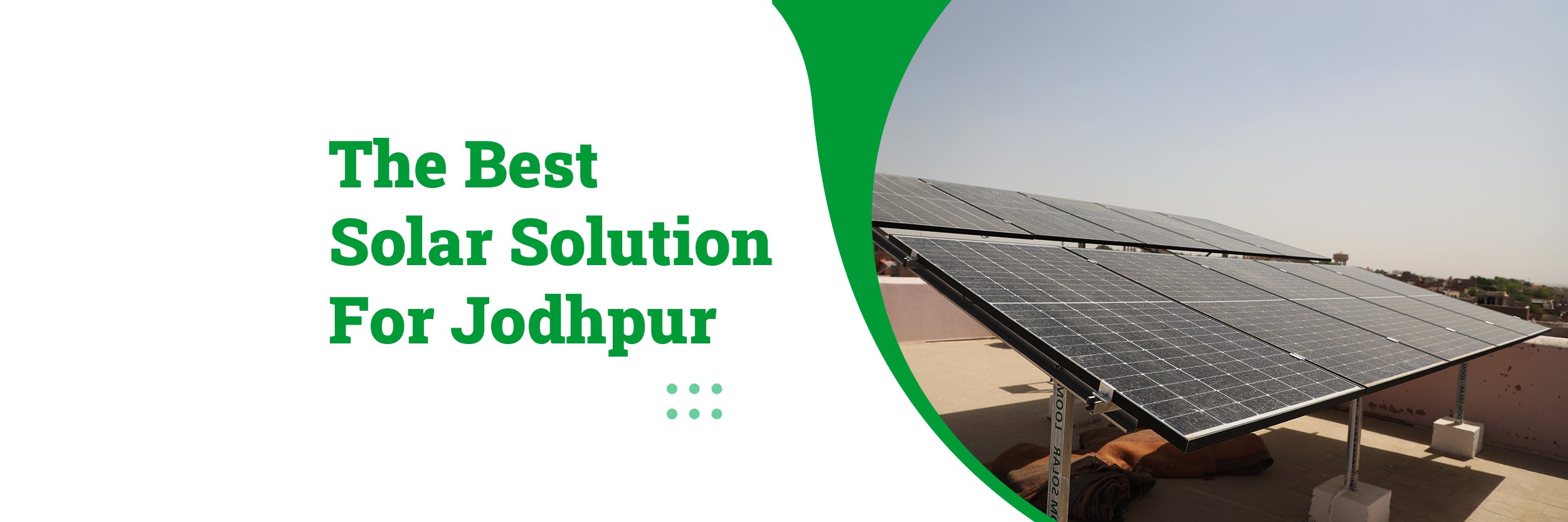 Solar in Jodhpur, सोलर पैनल, जोधपुर