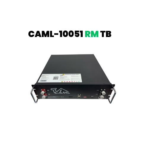 CAML 51.2 V 100 Ah, 5.12 kWh RM TB Lithium Battery
